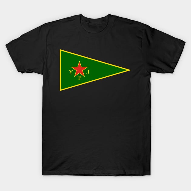 YPJ Flag - Women's Protection Units - Rojava - T-Shirt | TeePublic